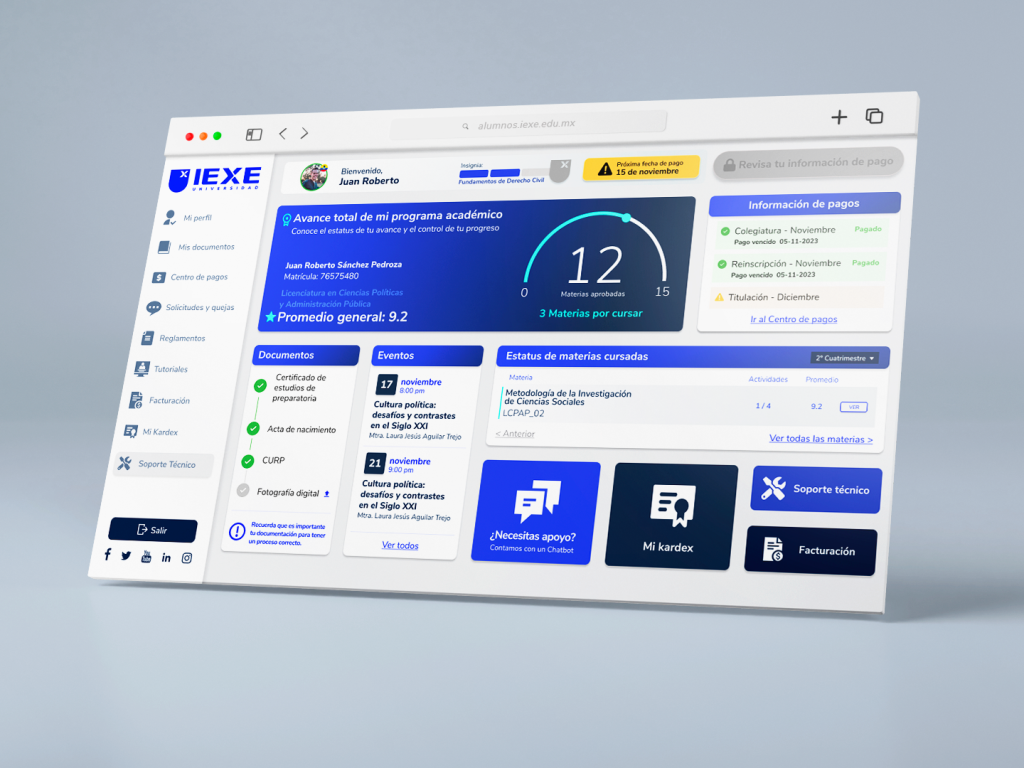 IEXE Universidad presenta su nueva interfaz para estudiantes - IEXE ...